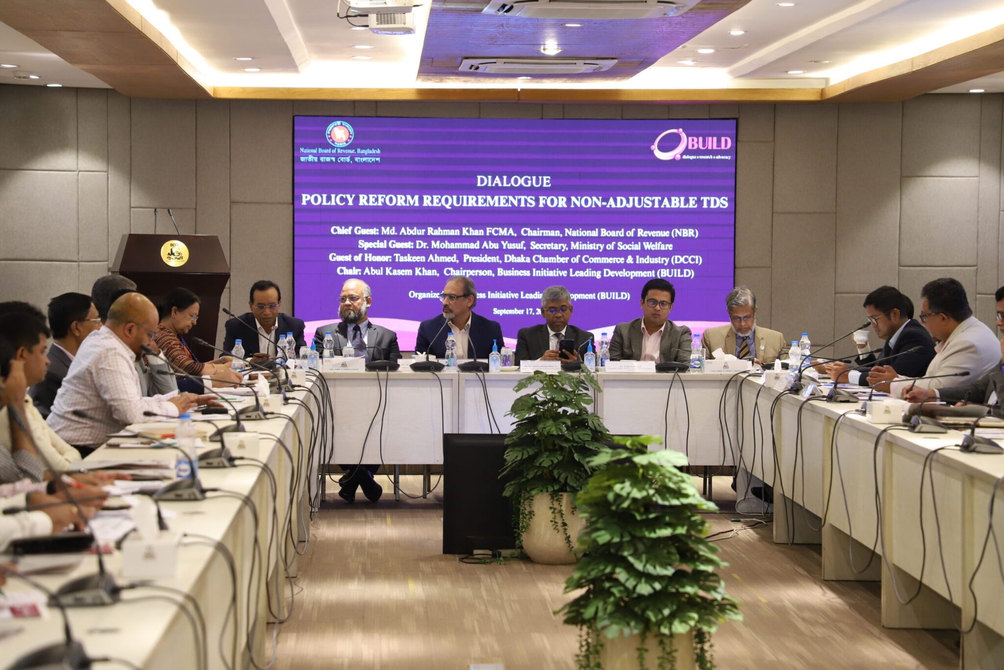 BUILD’s TDS Dialogue: NBR Chairman Hints at Automated TDS Refund System ...